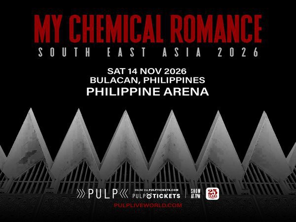 MY CHEMICAL ROMANCE SOUTH EAST ASIA 2026 TOUR IN BULACAN , SAT ...